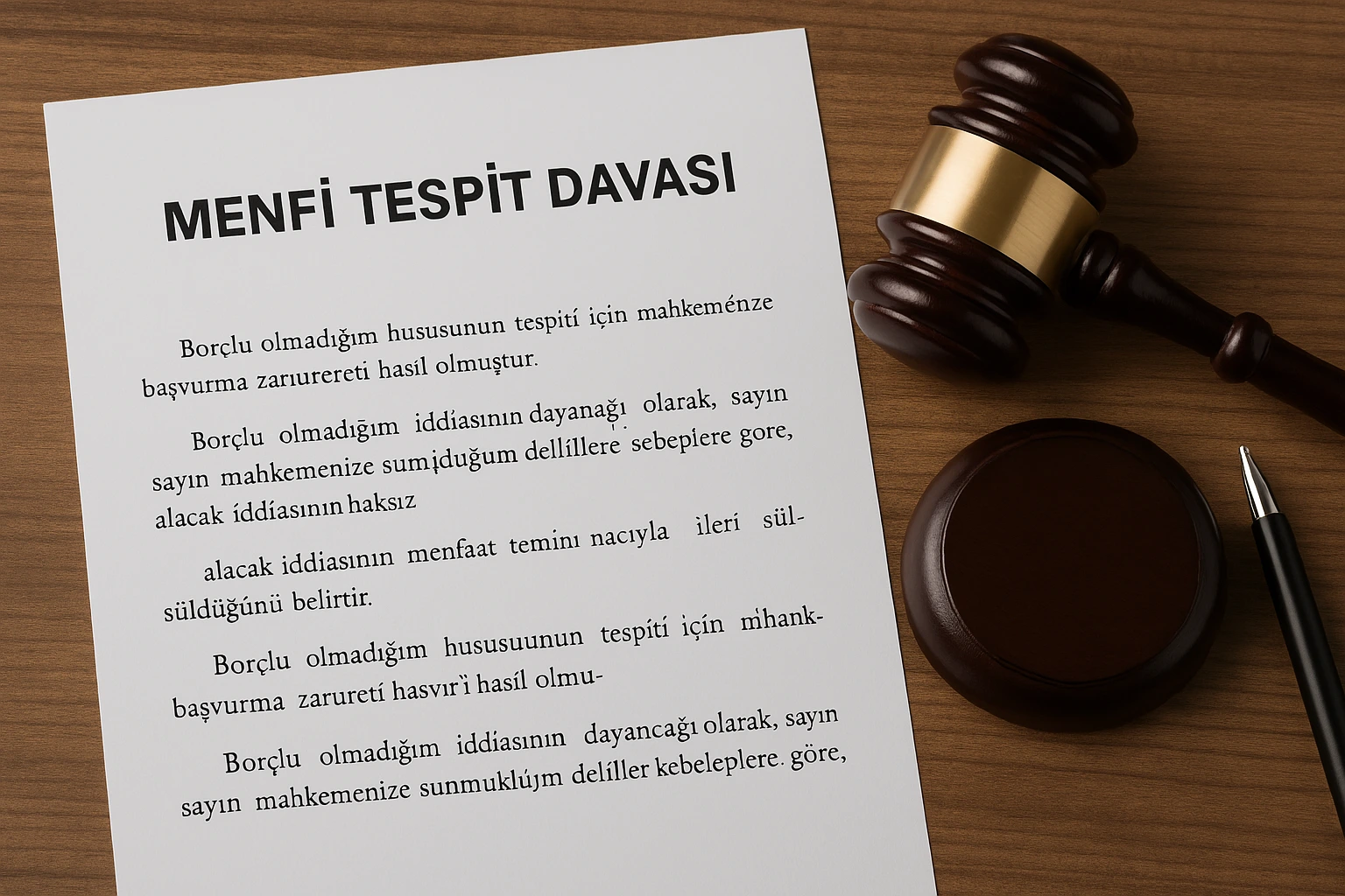 2025 Menfi Tespit Davası - Avukat Oğuzhan Kalkan